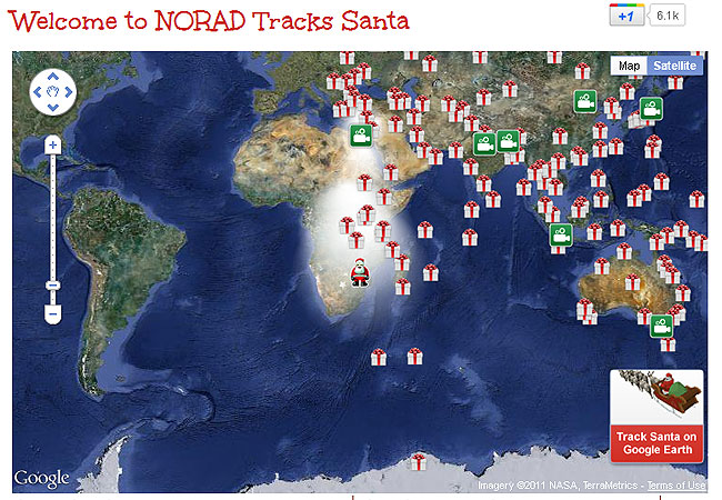 NORAD Santa trackers having record holiday | Minnesota Public Radio News