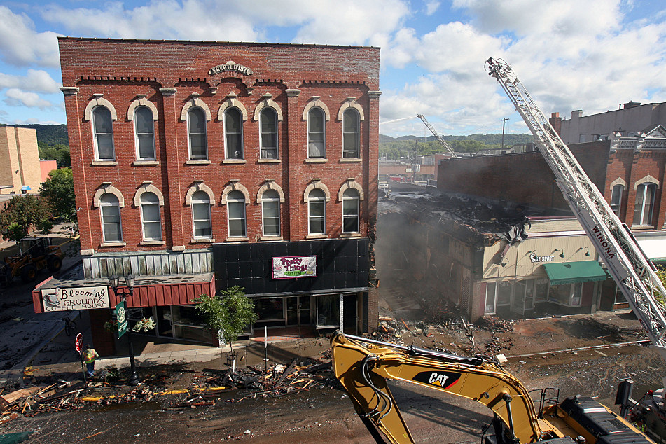 Photos: The Winona fire | Minnesota Public Radio News